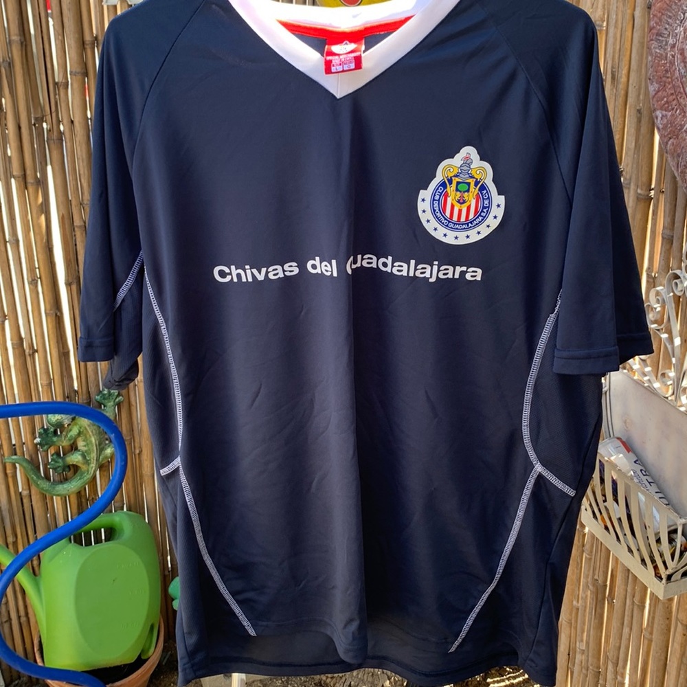 Chivas De Guadalajara Blue Soccer Jersey Men’s Size L… - Gem